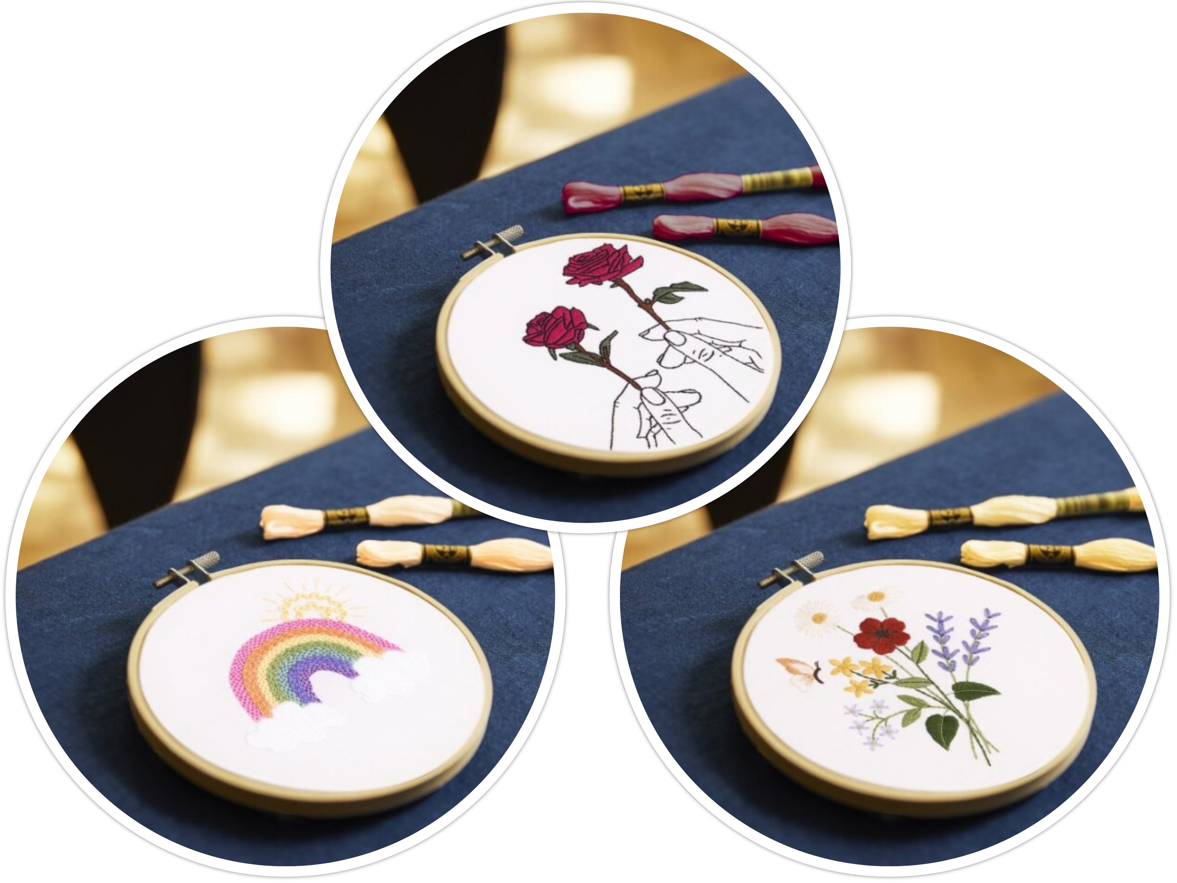 DMC Embroidery Kits – Emily Joyce Designs