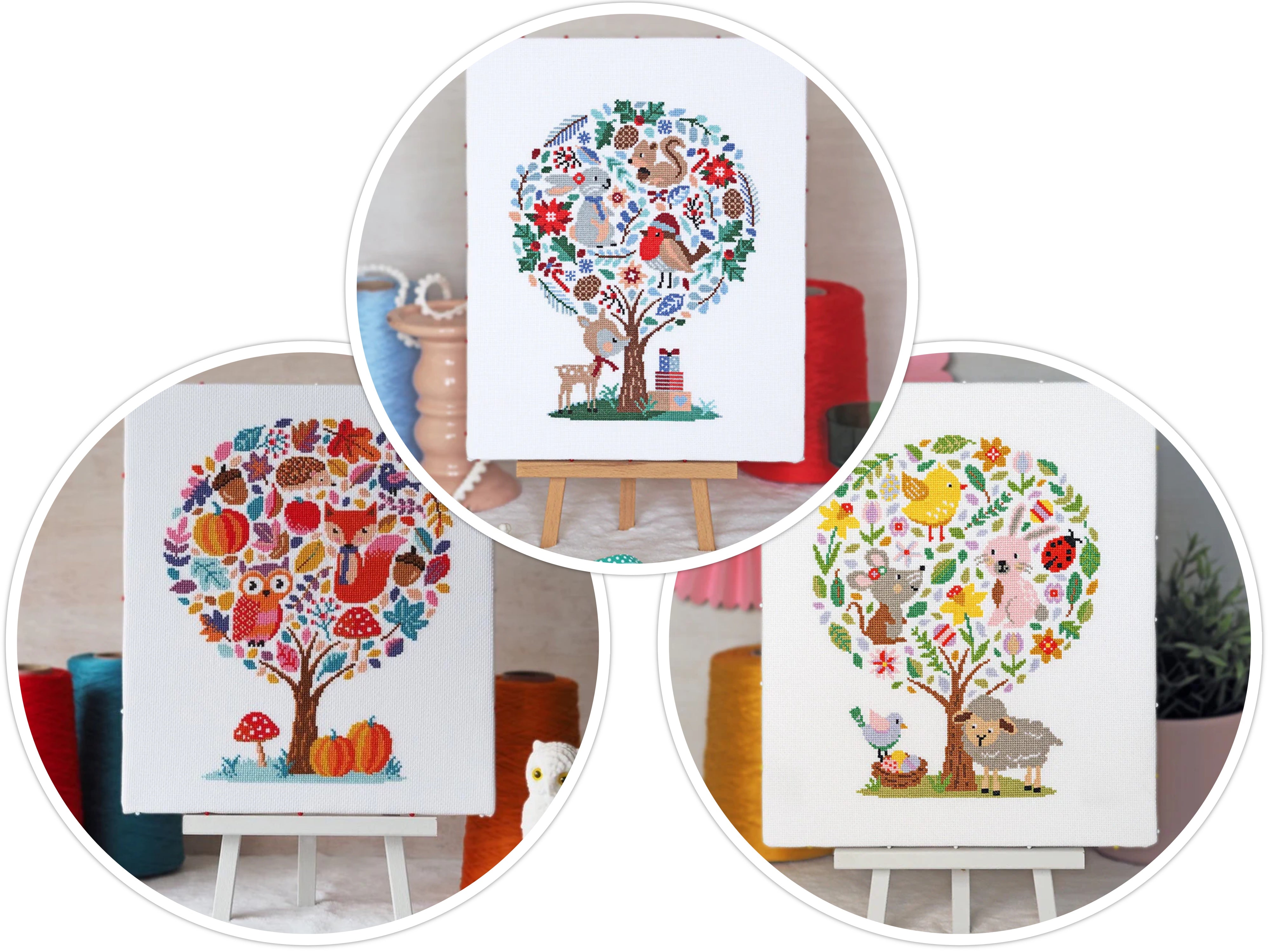 Caterpillar Cross Stitch Collection – Emily Joyce Designs