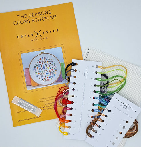 The Seasons Cross Stitch Kit – Emily Joyce Designs